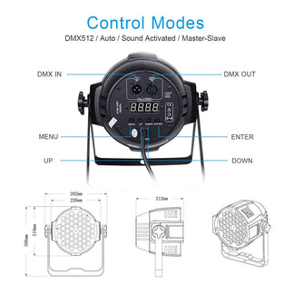 LPC007 LED 54x3W RGB Par Light – bigdipper-laser