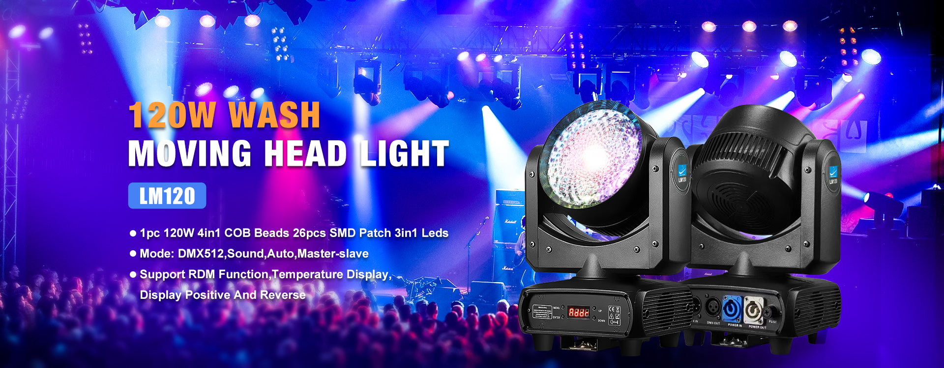 Moving head lights, beam lights, laser lights, par lights, stage light ...