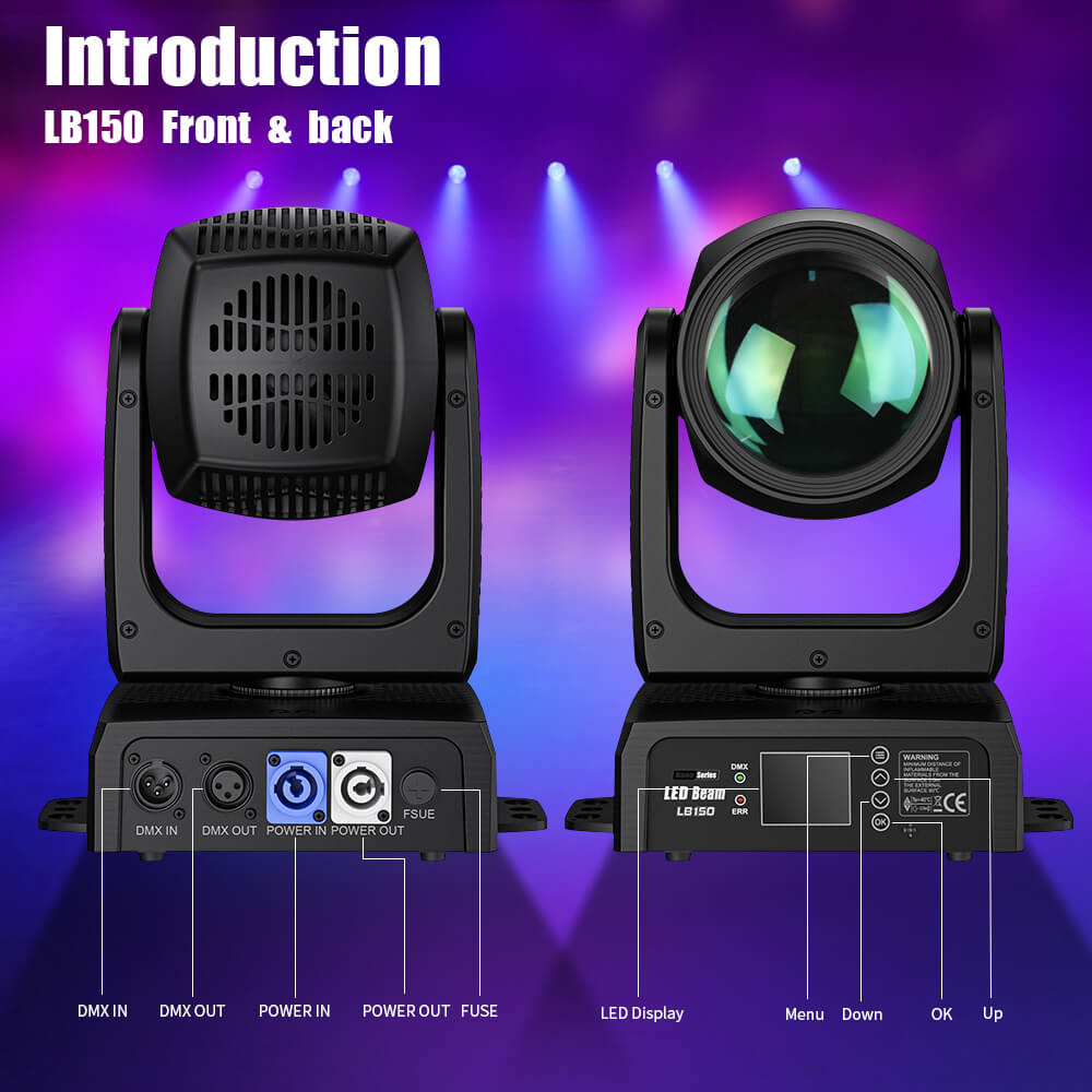 LB150 LED 150W Mini Beam Moving Head Light – bigdipper-laser