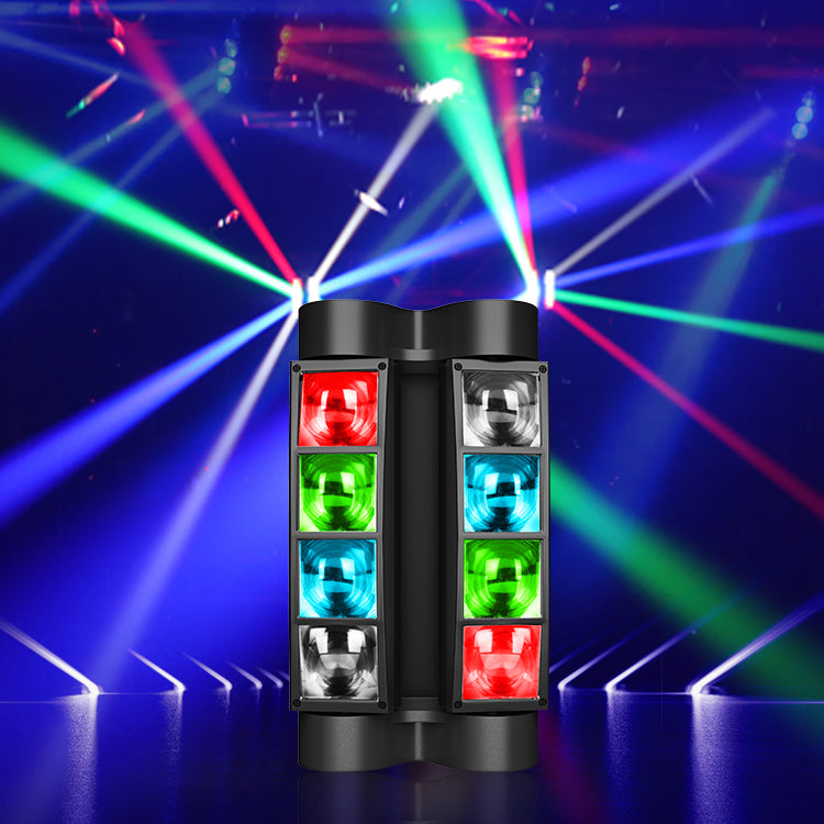 LM30A Mini Spider LED 8x3W RGBW Moving Head Light – bigdipper-laser
