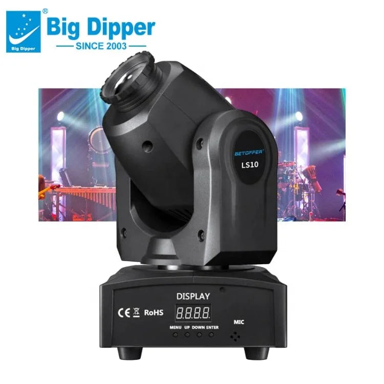 Big Dipper LS10 led 10 watts beam moving head light spot stage lightin ...